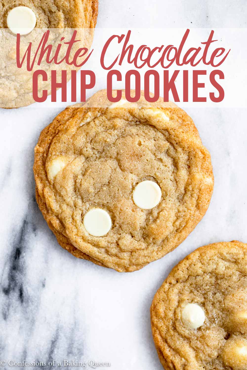 White Chocolate Cookies {Easy Recipe} Confessions of a Baking Queen