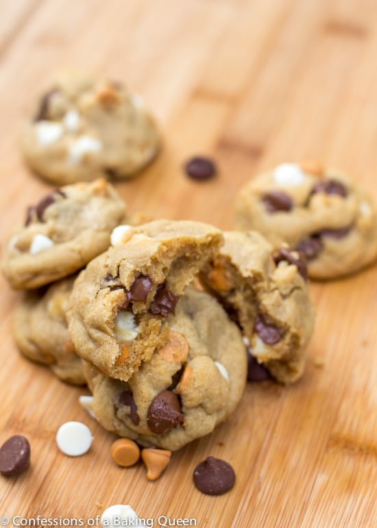 Triple Chip Cookies | Confessions of a Baking Queen
