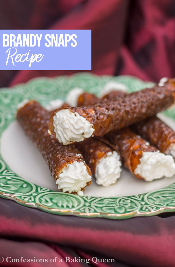 Brandy Snaps - Confessions of a Baking Queen