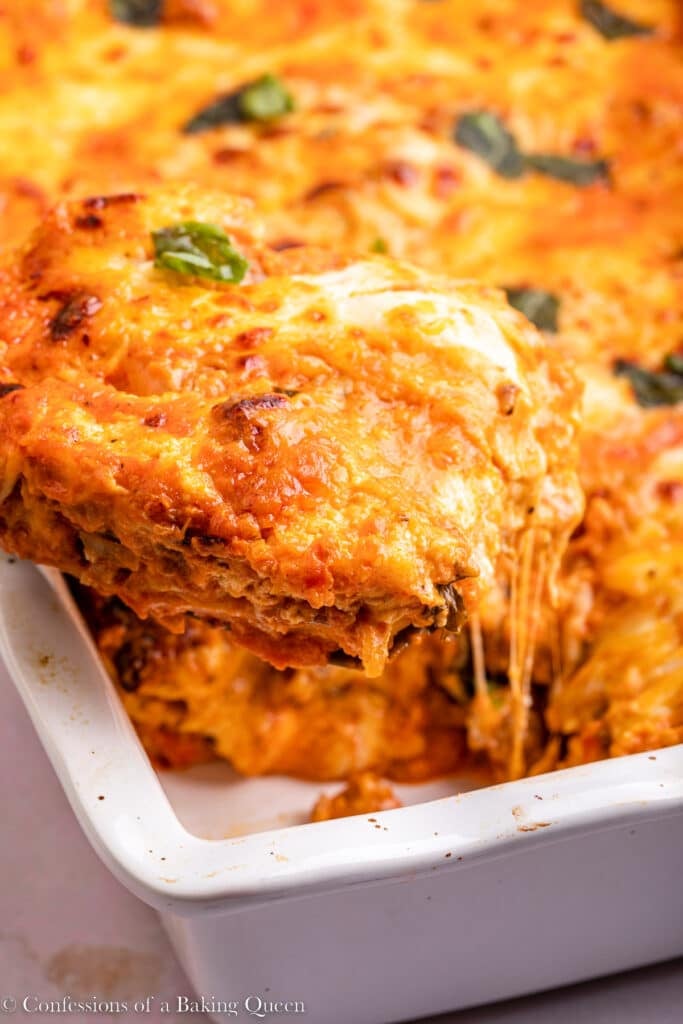 Rosa Lasagna Recipe- Confessions of a Baking Queen