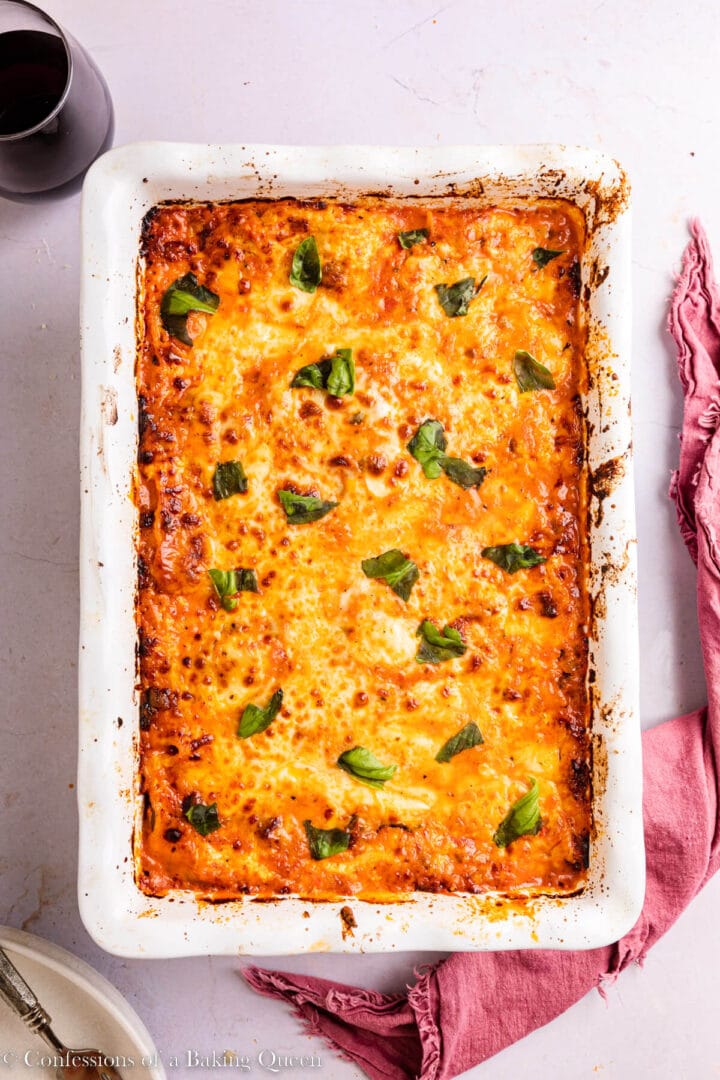 Rosa Lasagna Recipe- Confessions of a Baking Queen
