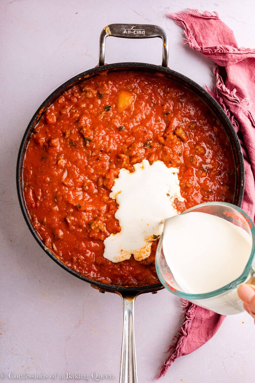 Rosa Lasagna Recipe- Confessions of a Baking Queen