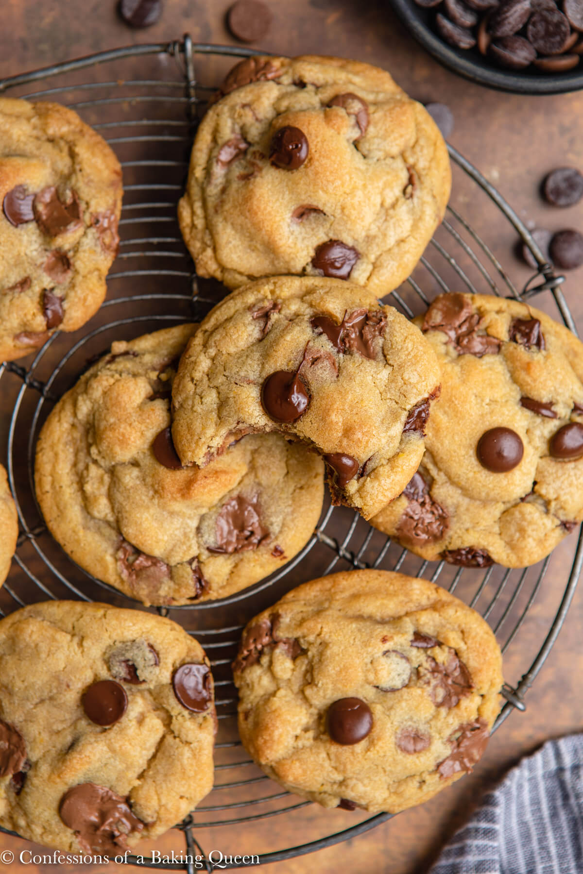 My Favorite Chocolate Chip Cookies - Confessions of a Baking Queen