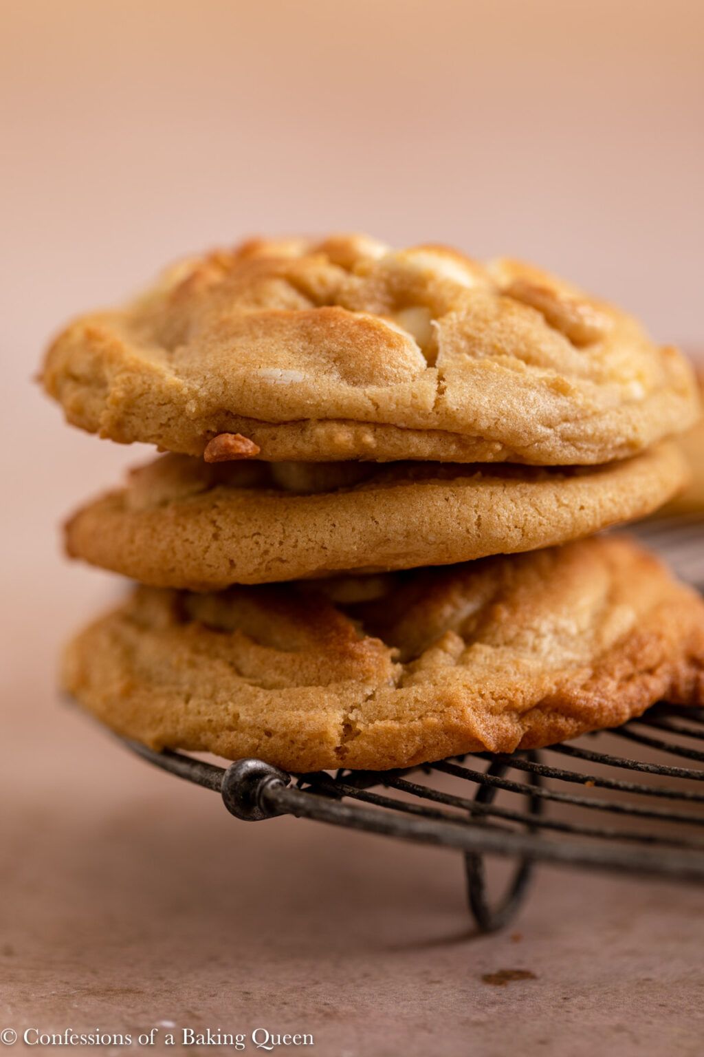 Chewy White Chocolate Cookies - Confessions of a Baking Queen
