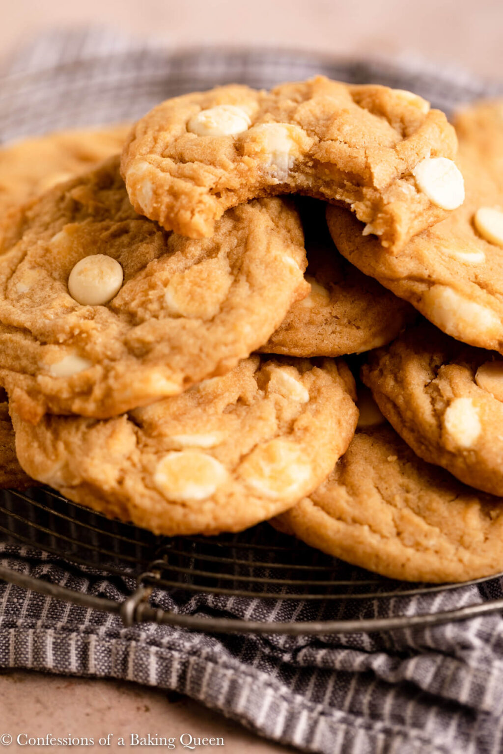 Chewy White Chocolate Cookies - Confessions of a Baking Queen