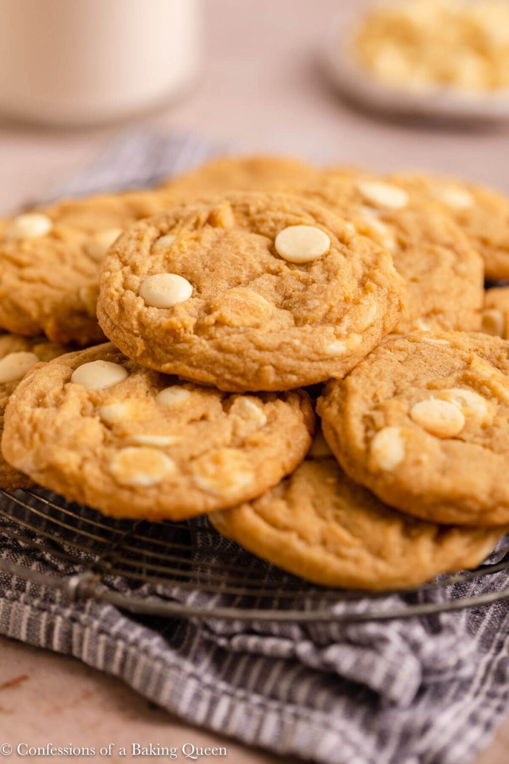 Chewy White Chocolate Cookies - Confessions of a Baking Queen