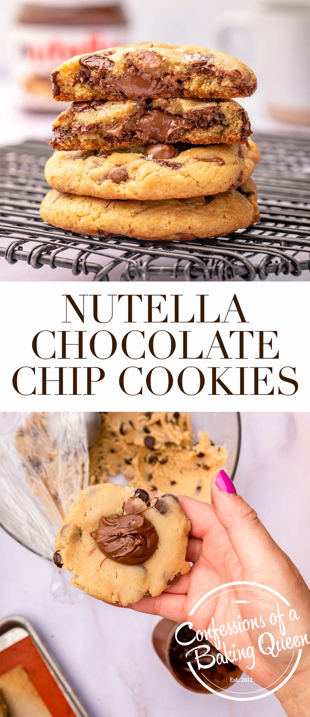 How to Make Nutella Chocolate Chip Cookies (With Photo Steps)