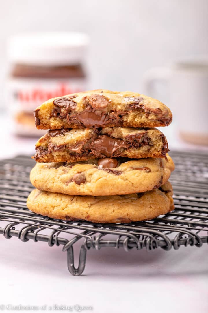 How to Make Nutella Chocolate Chip Cookies (With Photo Steps)