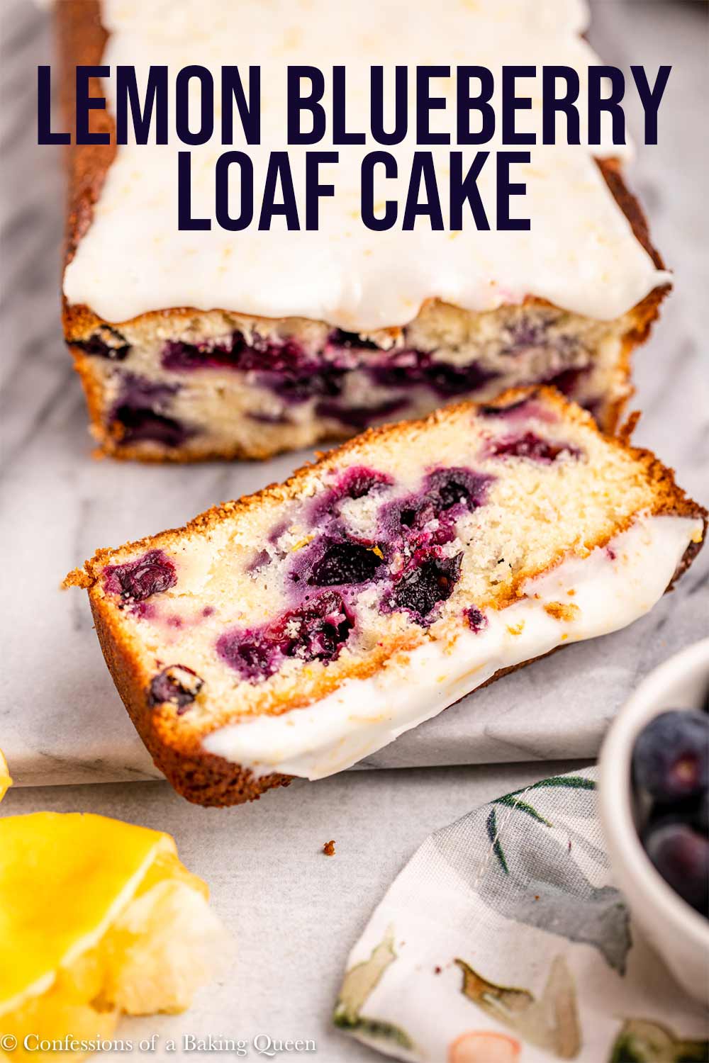 Blueberry Lemon Loaf Cake With Step By Step Instructions