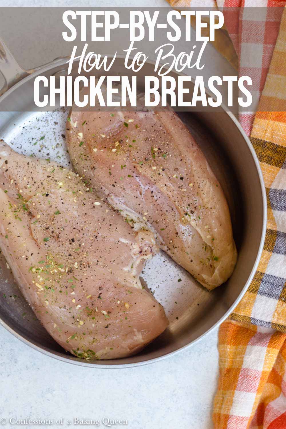 Tender, Shredded Chicken—Easy Boil Method - Confessions of a Baking Queen