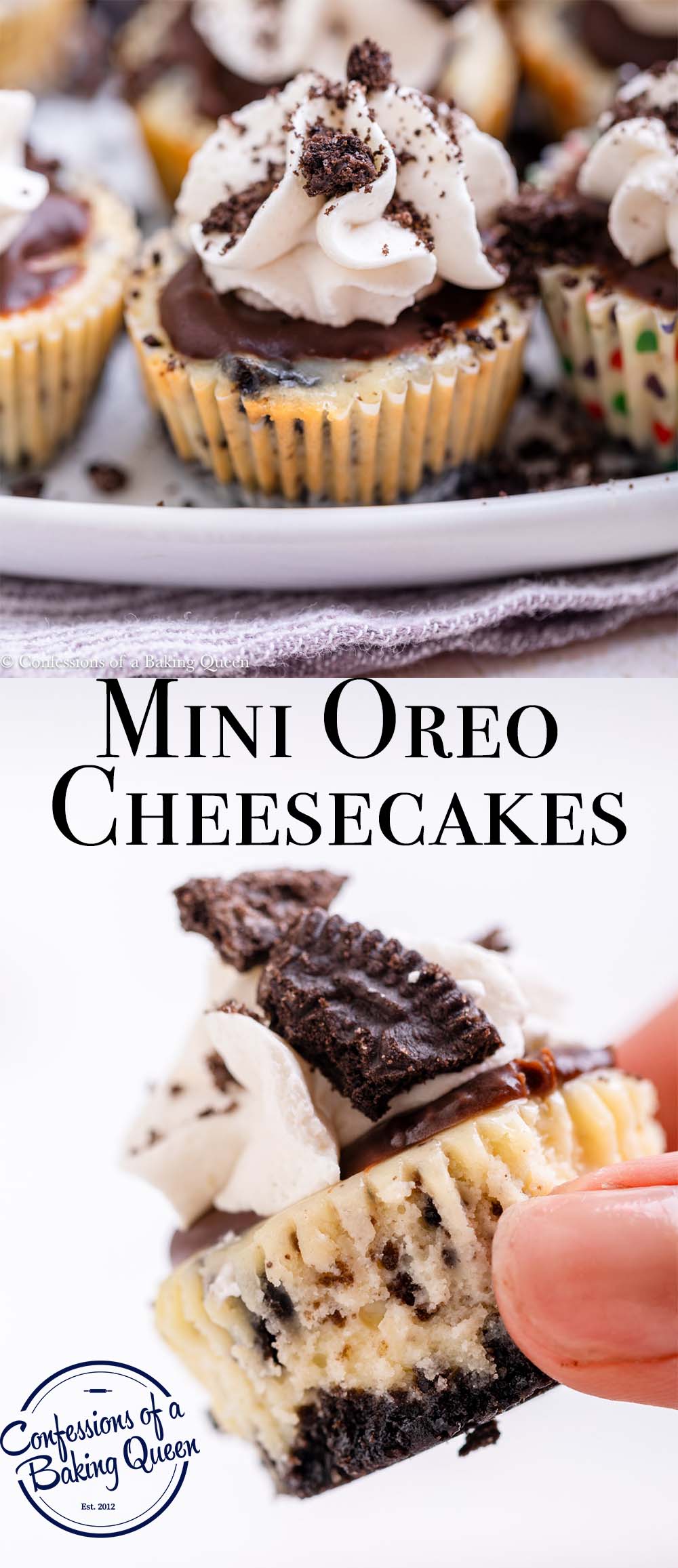 Easy Mini Oreo Cheesecakes With Step By Step Directions