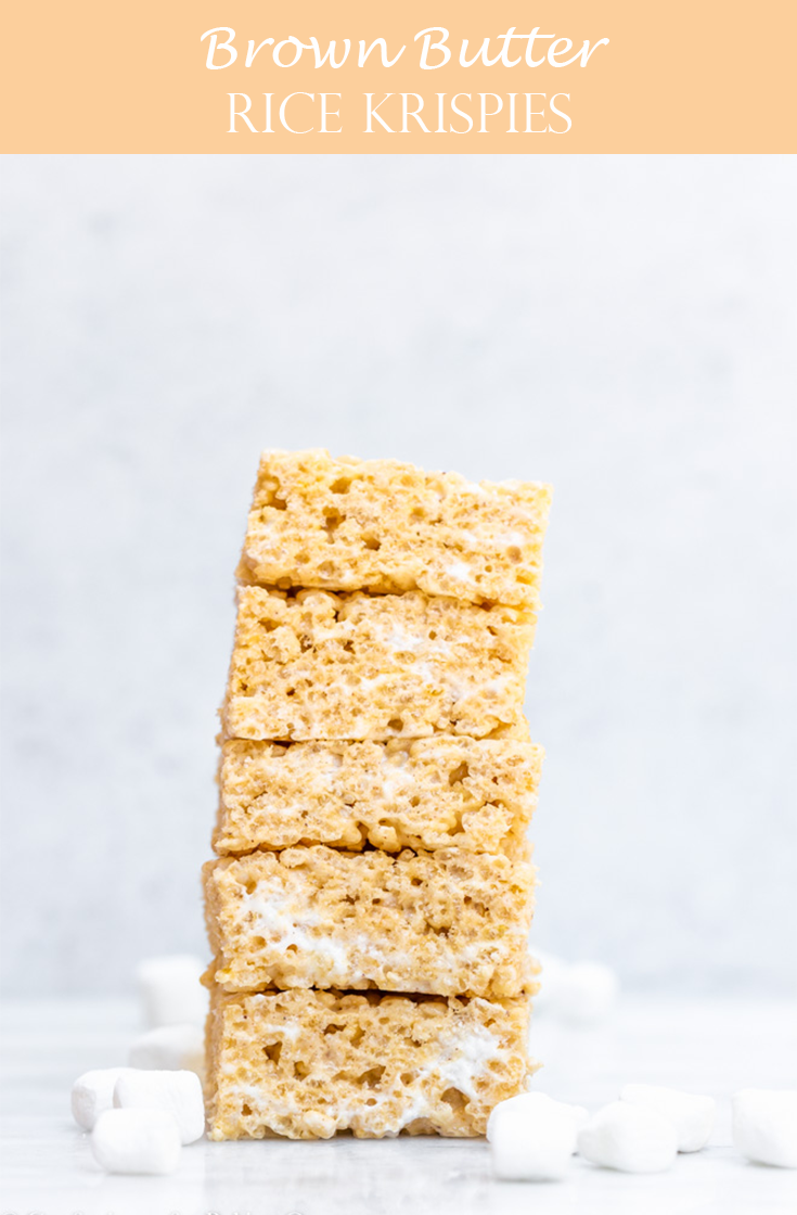 Brown Butter Rice Krispies - Confessions of a Baking Queen
