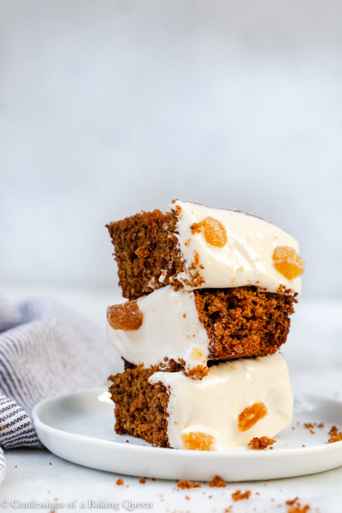 The BEST Gingerbread Loaf Recipe - Confessions of a Baking Queen