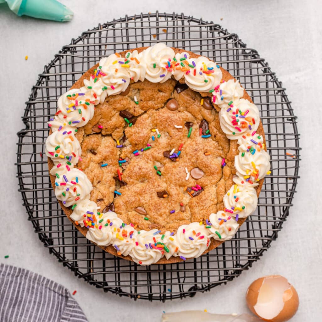 Cookie Cake Recipe - Confessions of a Baking Queen