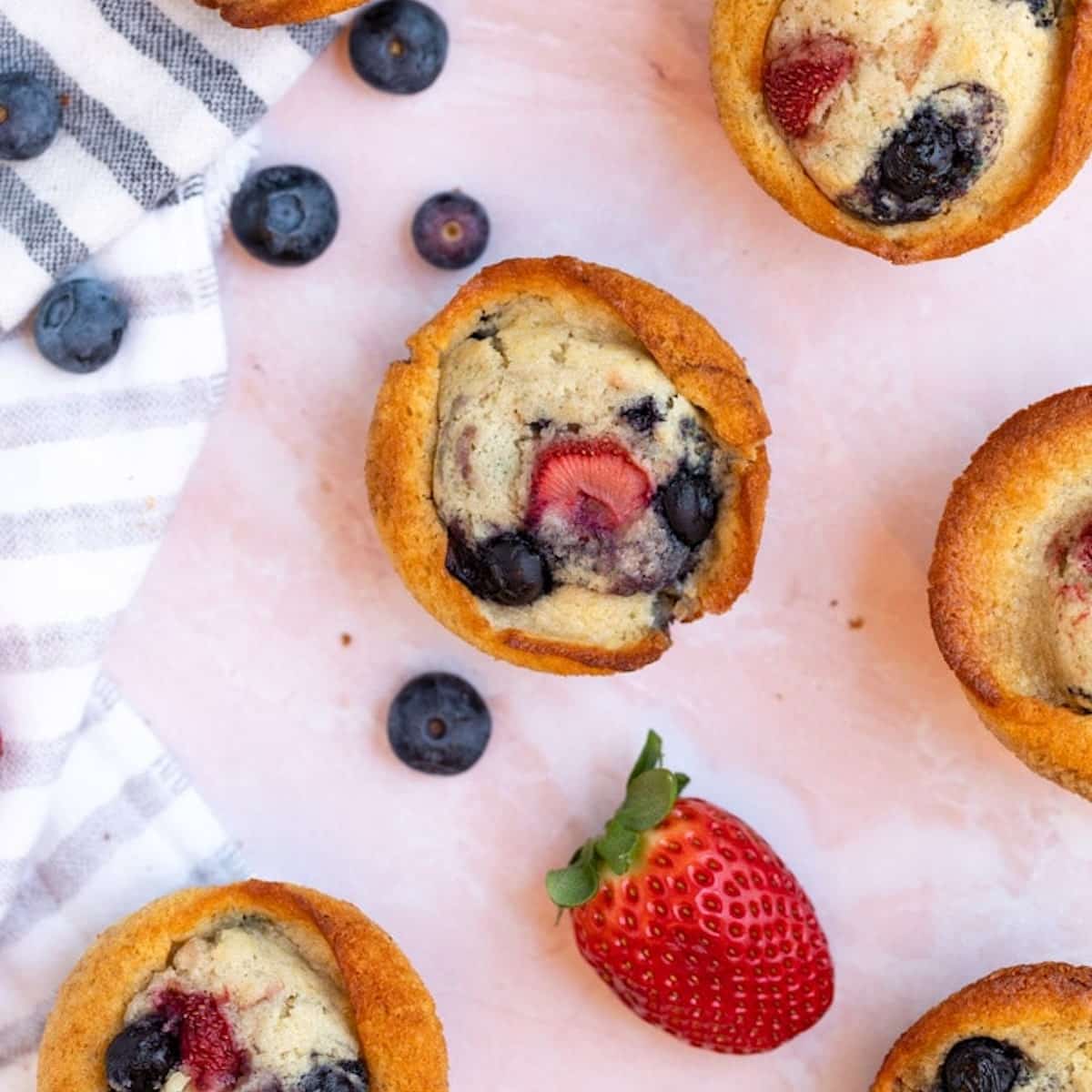 Strawberry Blueberry Muffins - Confessions of a Baking Queen