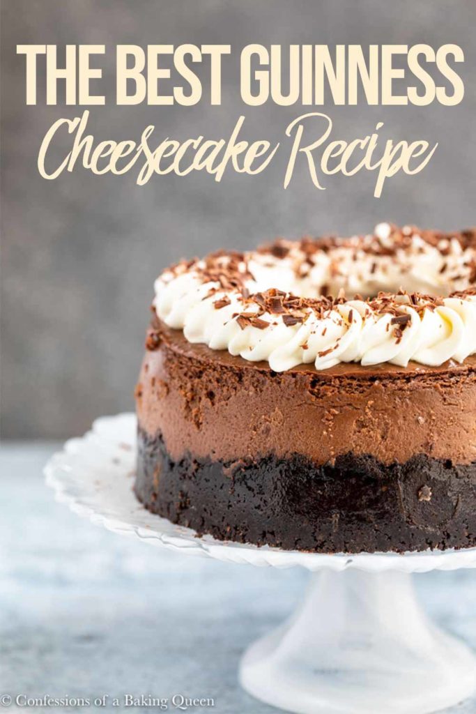 The BEST Guinness Cheesecake - Confessions of a Baking Queen