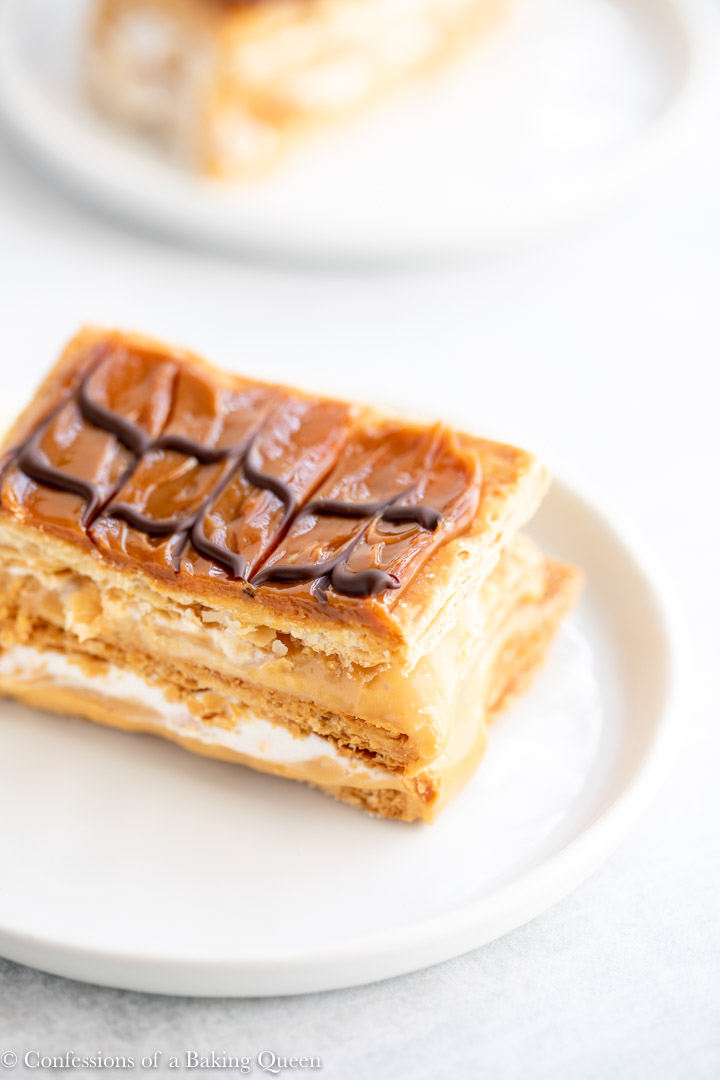 Dulce de Leche Napoleon (Mille Feuille) - Confessions of a Baking Queen