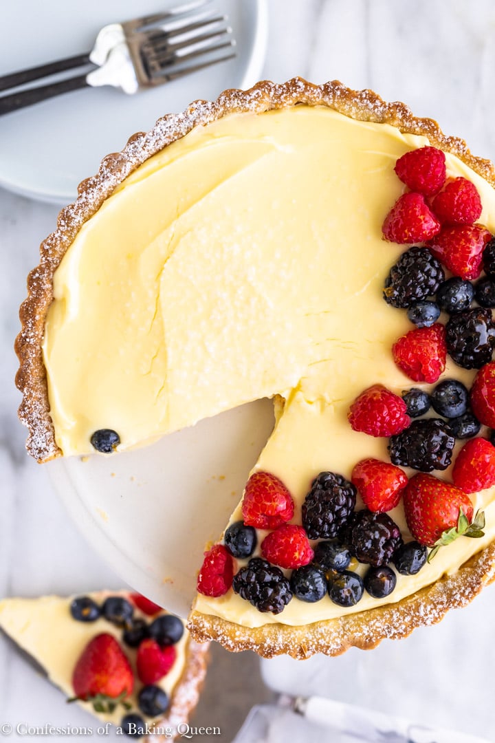 Zesty & Sassy: Meet Your New Favorite Lemon Cream Tart - Confessions of ...