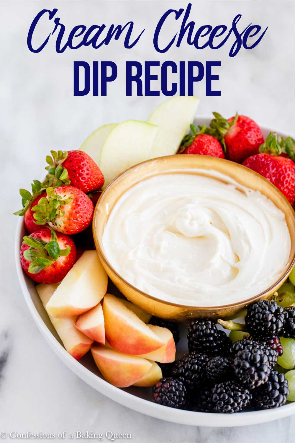 Cream Cheese Dip - Confessions of a Baking Queen