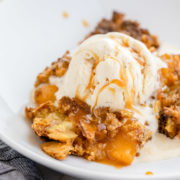 The Best Peach Dump Cake Recipe - Confessions of a Baking Queen