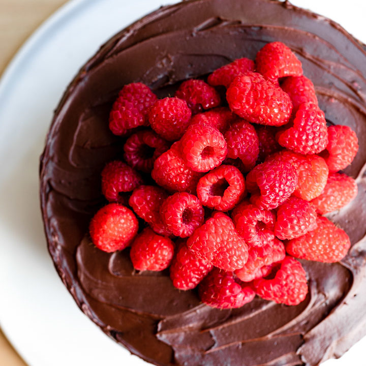 Chocolate Raspberry Cake - Confessions of a Baking Queen