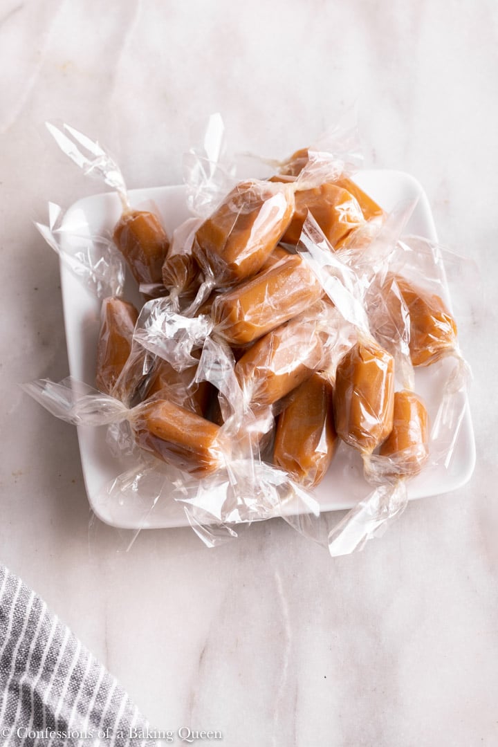 The Best Chewy Caramel Recipe - Confessions of a Baking Queen