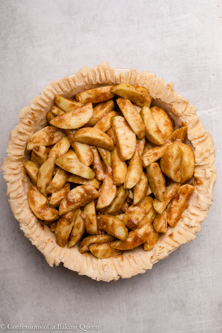 Dutch Apple Pie with Crumble Topping - Confessions of a Baking Queen