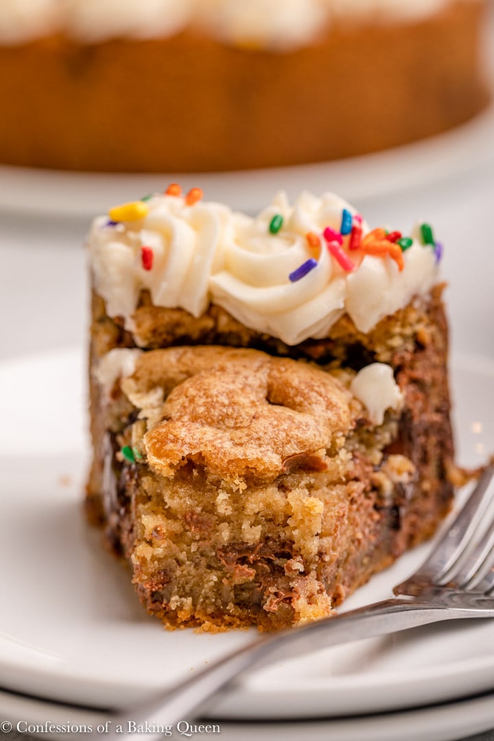 Perfect Cookie Cake with Crispy Edges - Confessions of a Baking Queen