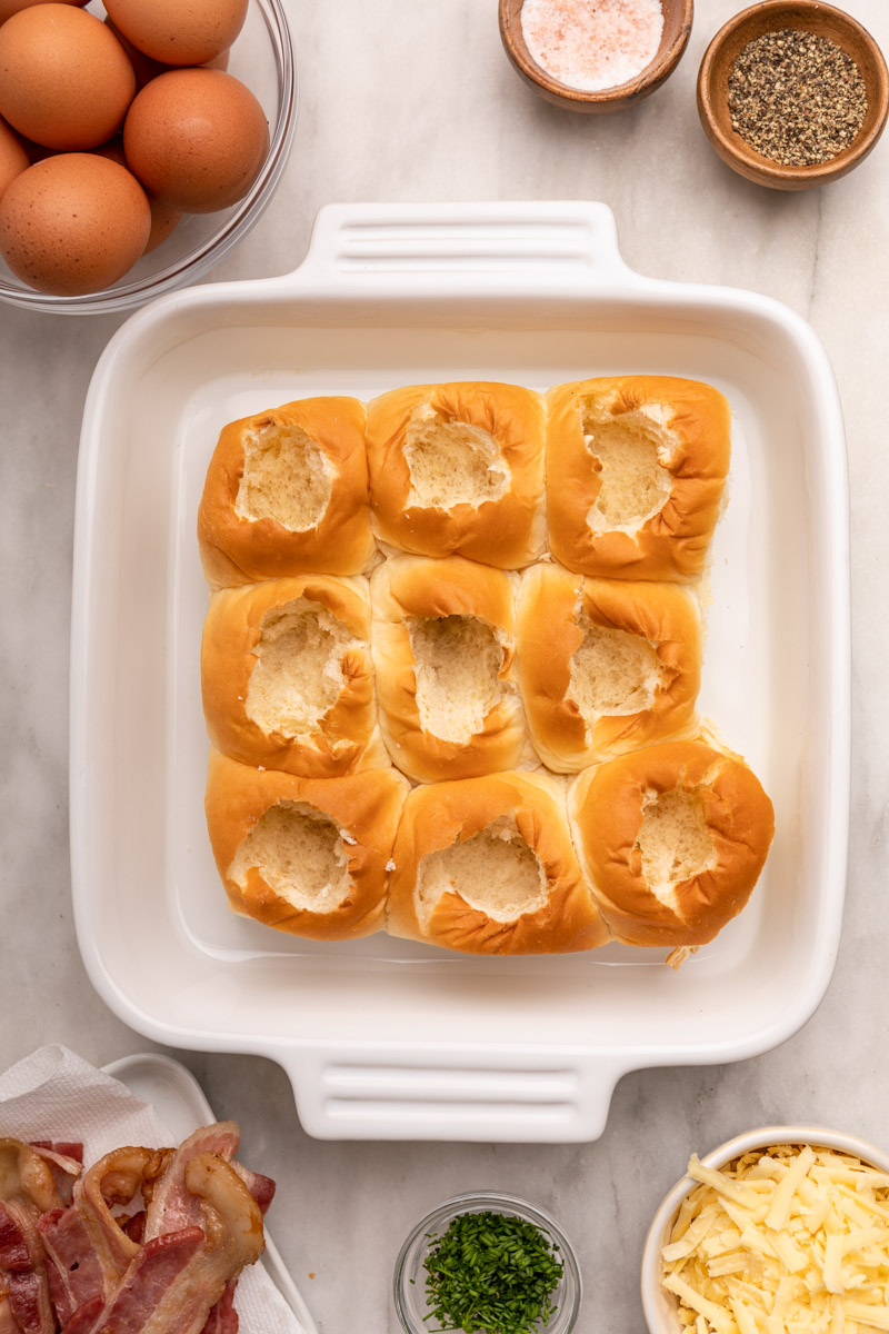 The BEST Egg In A Hole Rolls Recipe - Confessions of a Baking Queen
