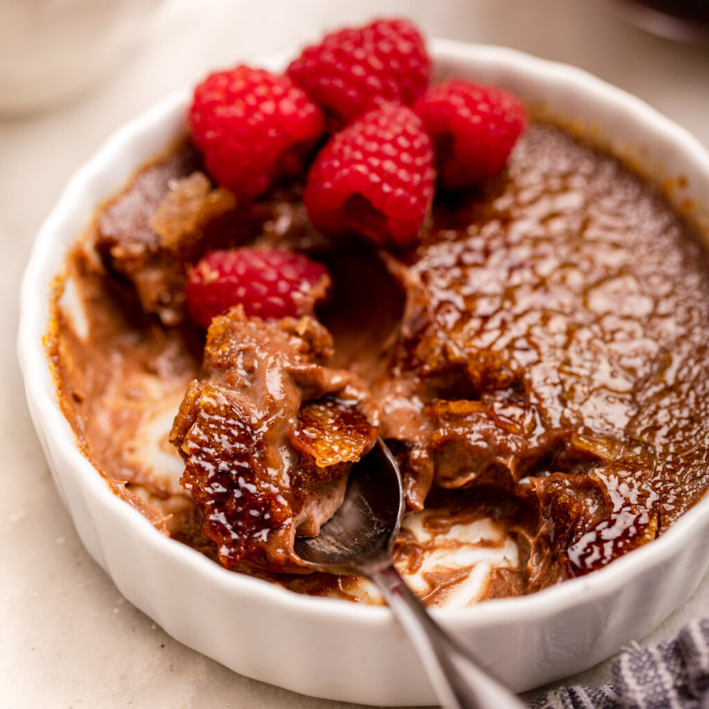 The BEST Chocolate Creme Brulee - Confessions of a Baking Queen