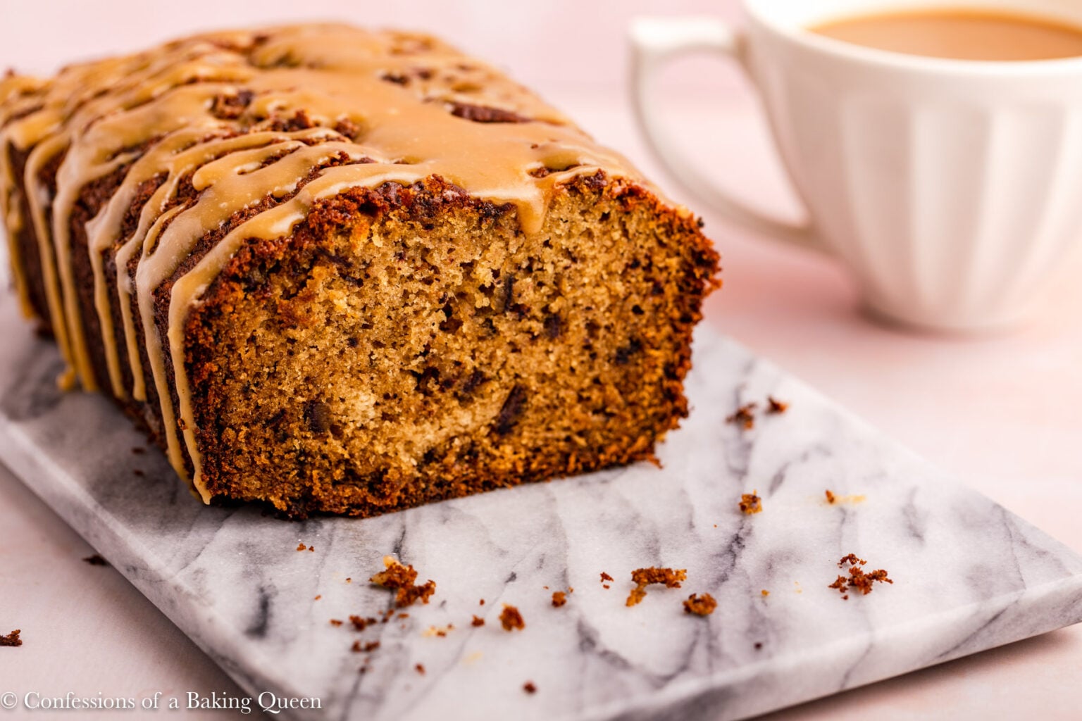 British-Style Sticky Toffee Loaf Cake - Confessions of a Baking Queen