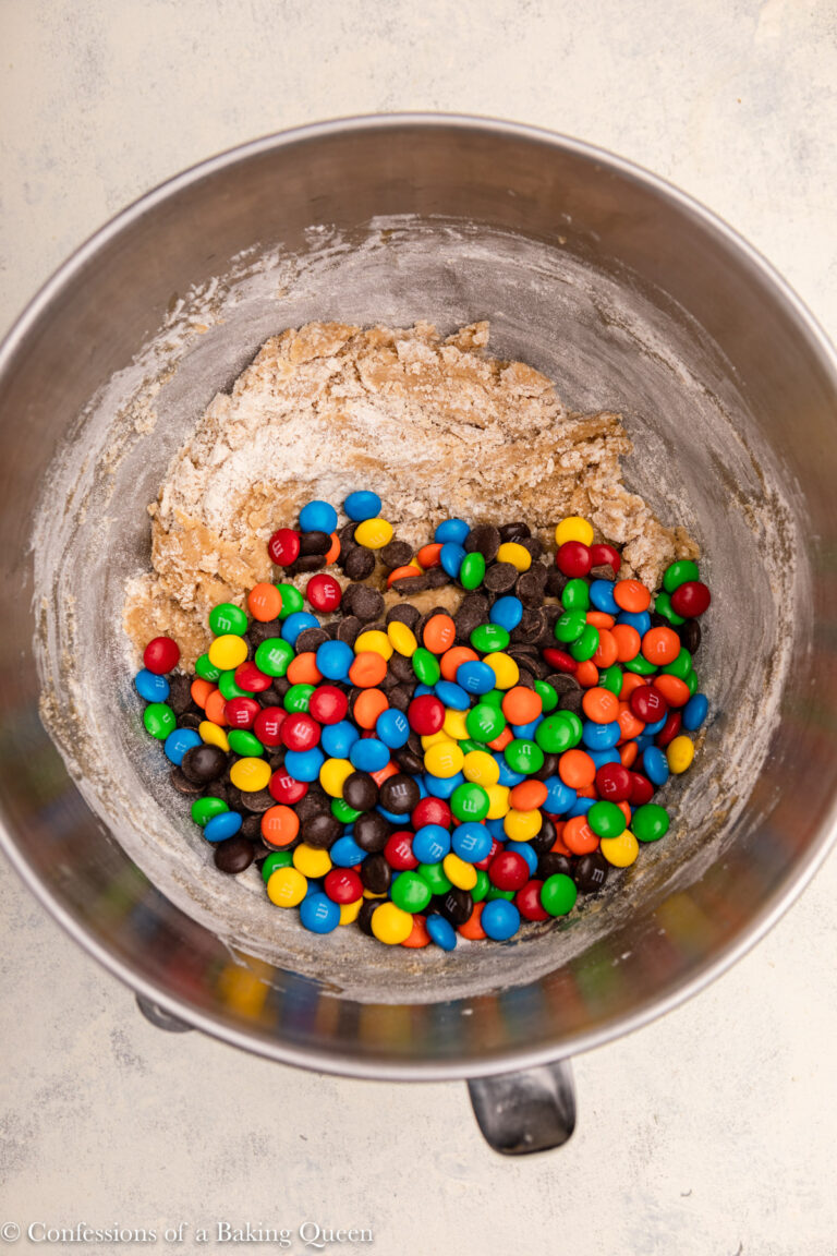 Easy M&M Cookies Recipe - Confessions of a Baking Queen
