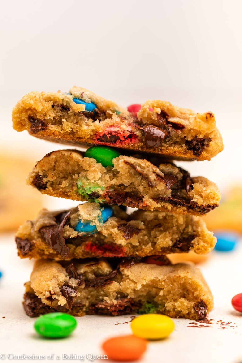 Easy M&M Cookies Recipe - Confessions of a Baking Queen