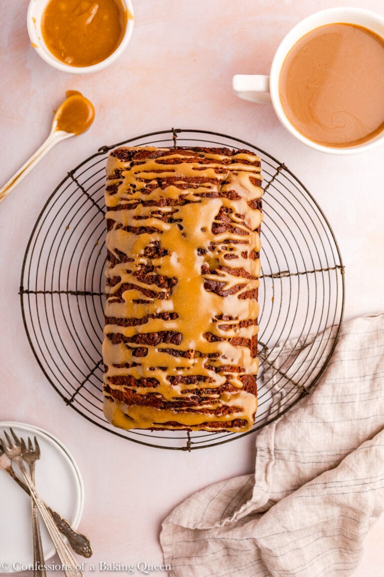 British-Style Sticky Toffee Loaf Cake - Confessions of a Baking Queen