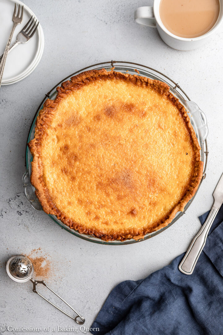 Step-by-Step Old-Fashioned Egg Custard Pie Recipe Recipe - Confessions ...