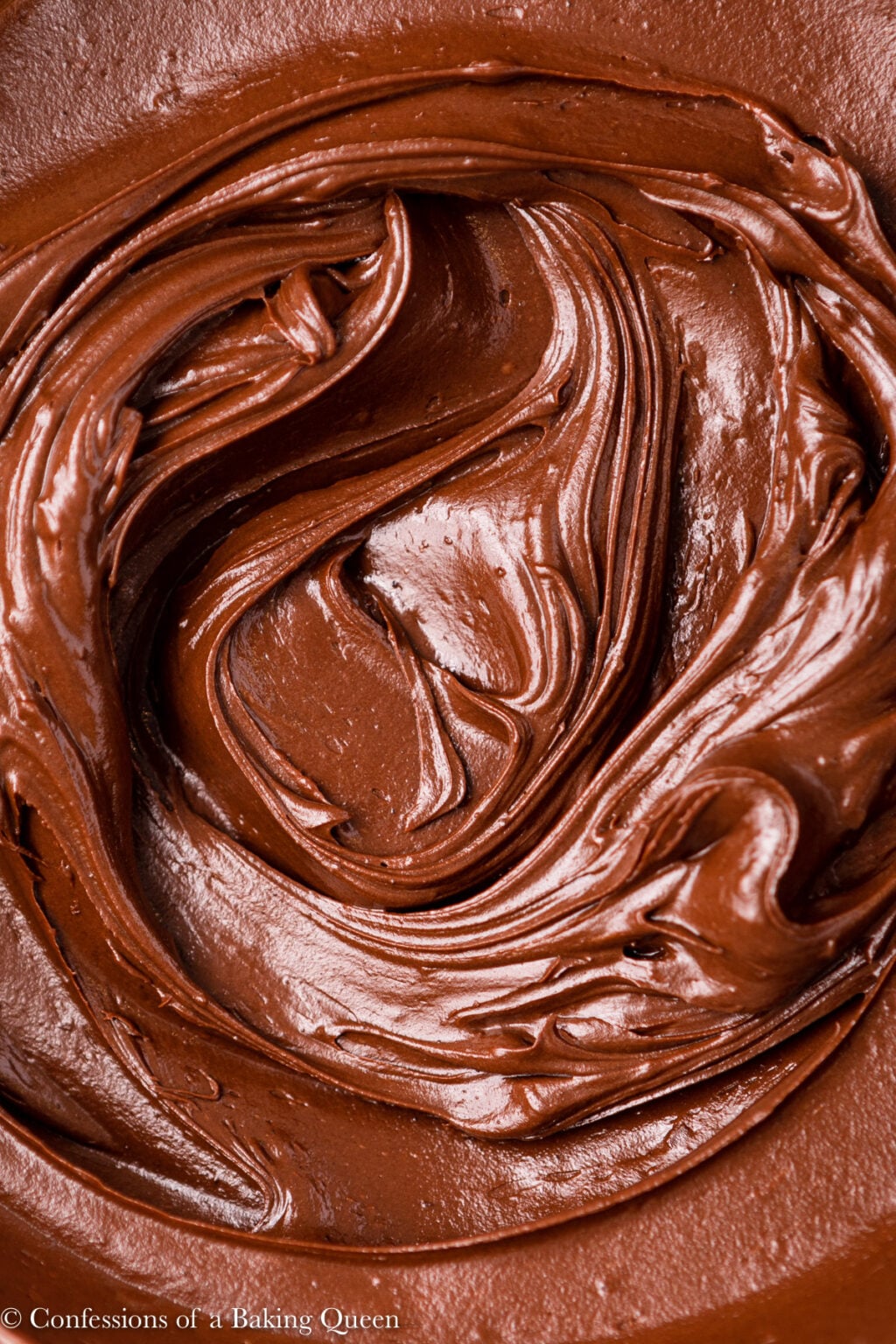Glossy, Rich Chocolate Frosting with Wow Texture - Confessions of a ...