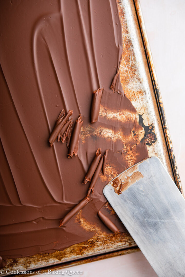 Elegant Chocolate Curls in Minutes - Confessions of a Baking Queen