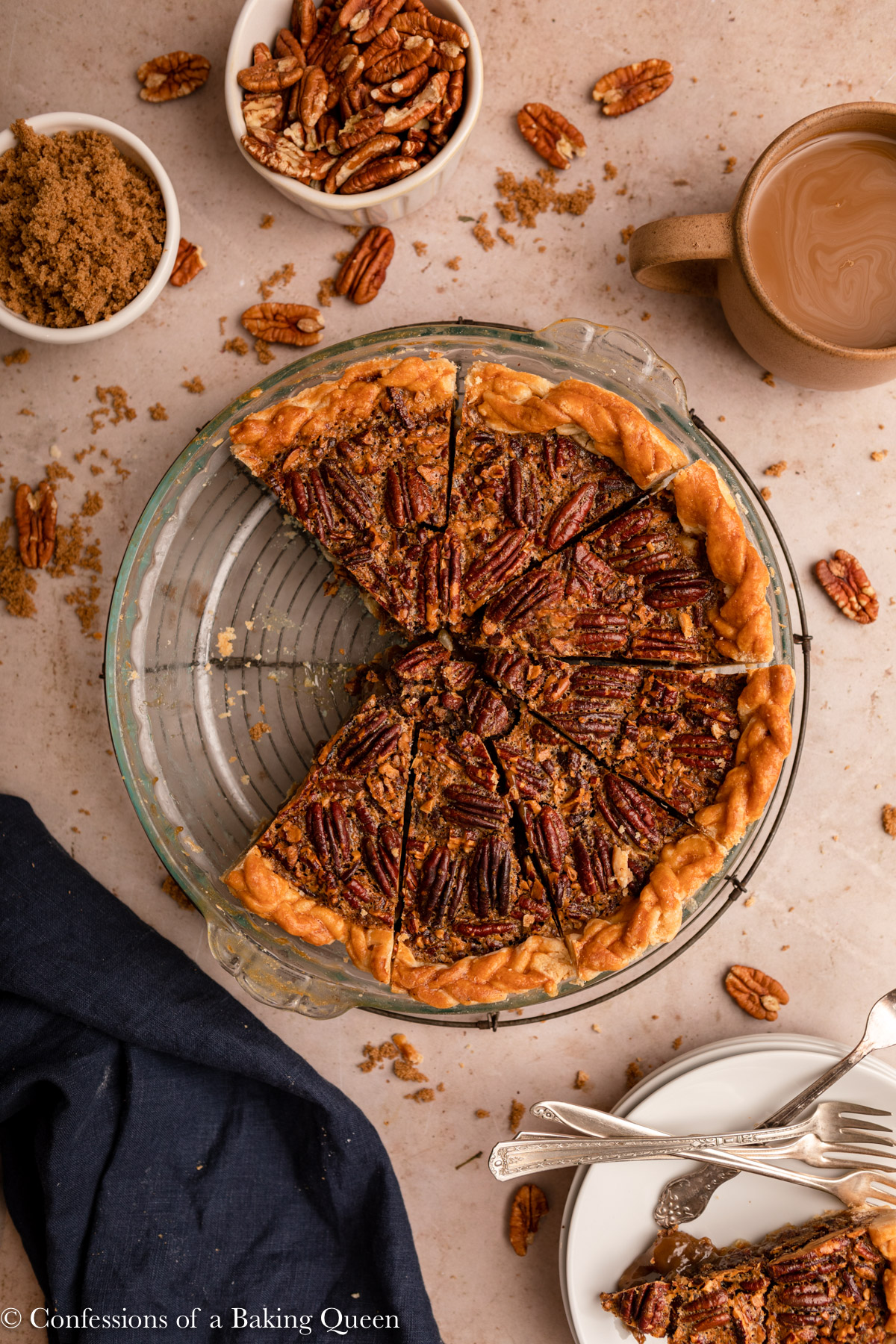 Pecan Pie - Confessions of a Baking Queen