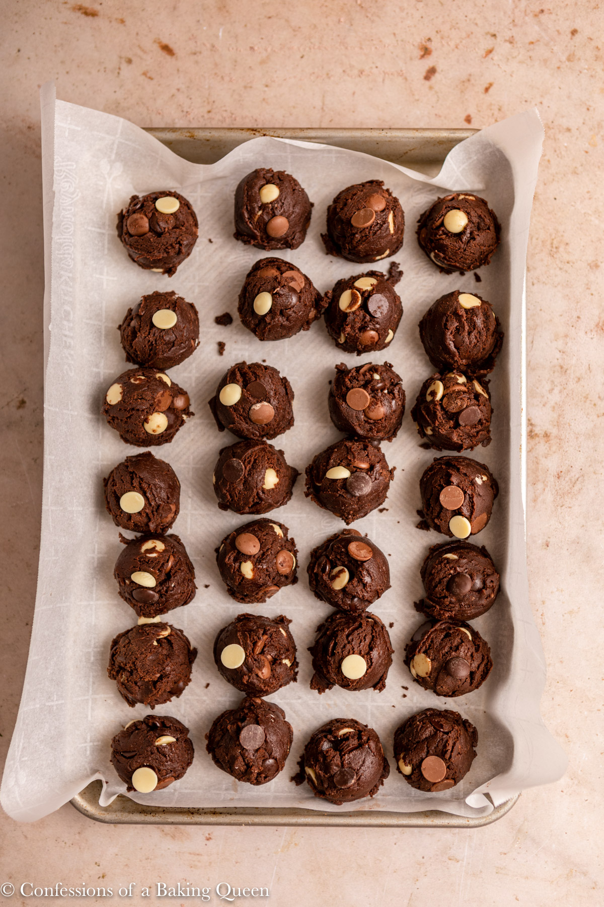 Triple Chocolate Cookies - Confessions of a Baking Queen