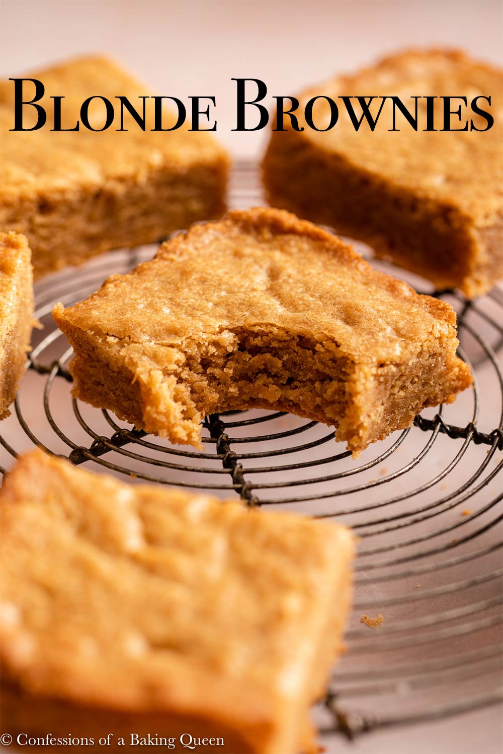 The BEST Chewy Blondie Bars Made with Brown Sugar & Vanilla Recipe ...