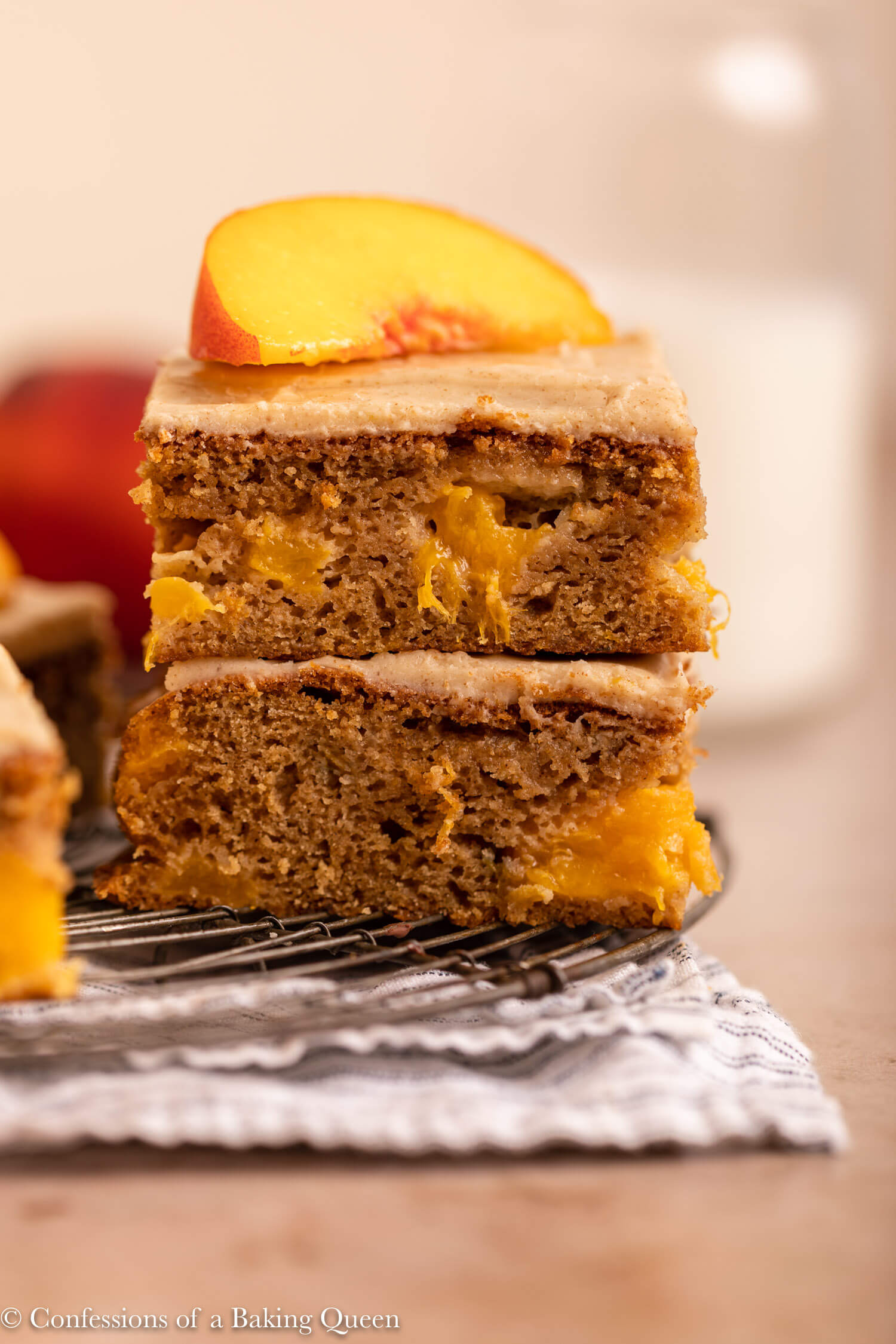 Peach Cake | Confessions of a Baking Queen