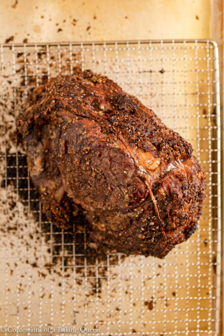Juicy Ribeye Roast Made Easy - Confessions of a Baking Queen
