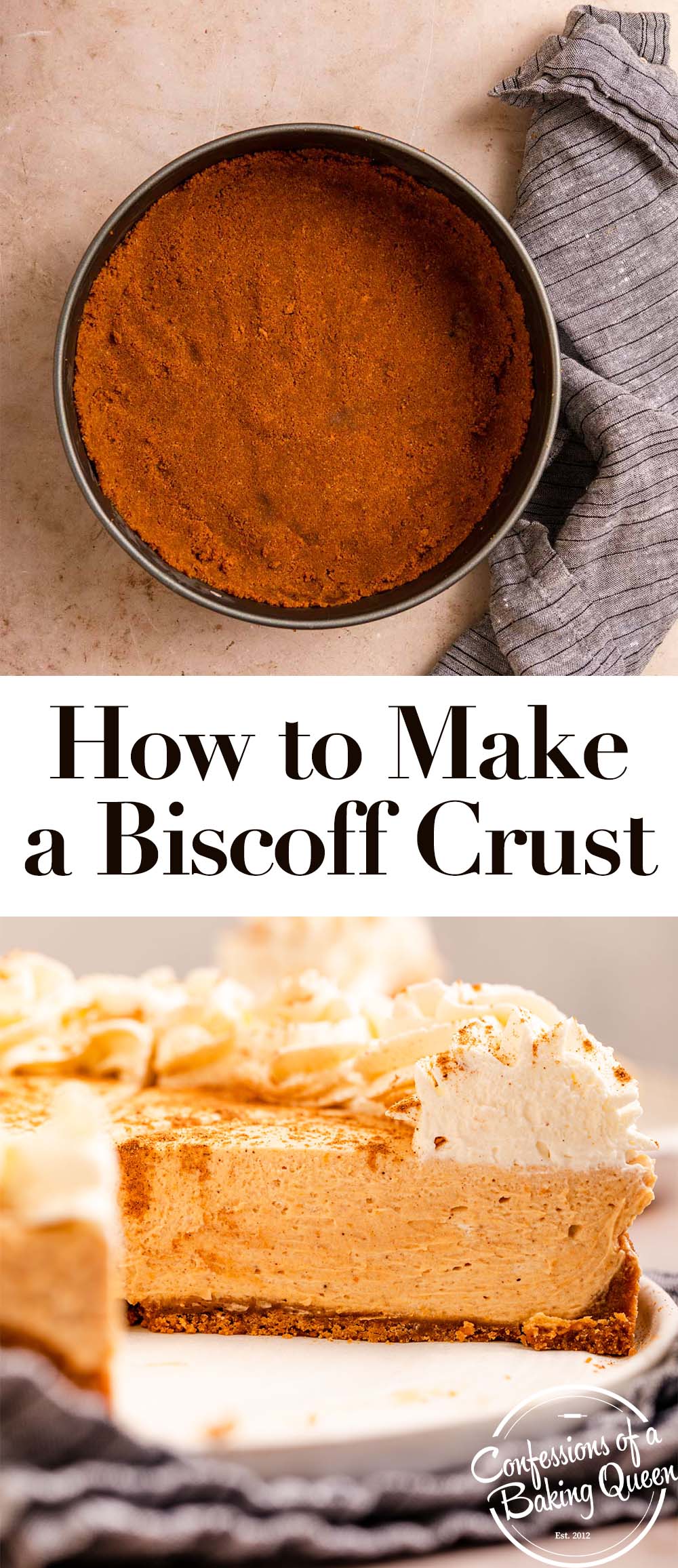 Super Easy & Quick Buttery Biscoff Cookie Crust: Crisp & Cozy ...