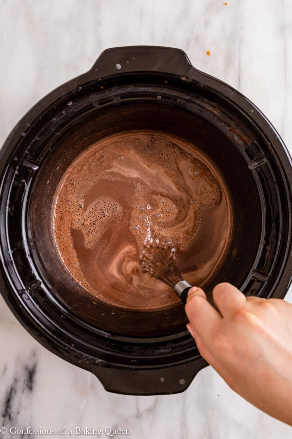 Simple & Delicious Crock Pot Hot Chocolate Recipe - Confessions of a ...