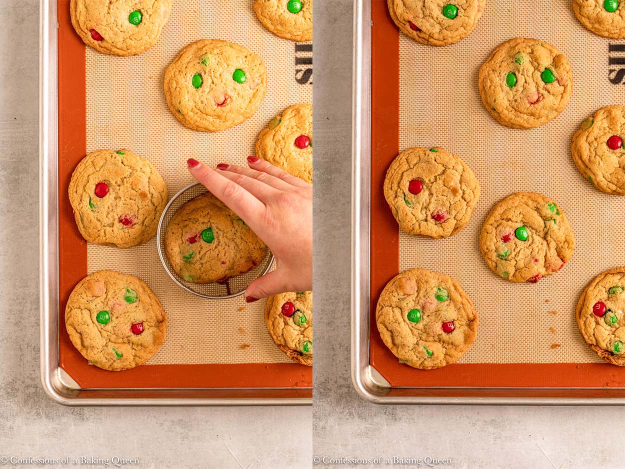 M&M Christmas Cookies - Confessions of a Baking Queen