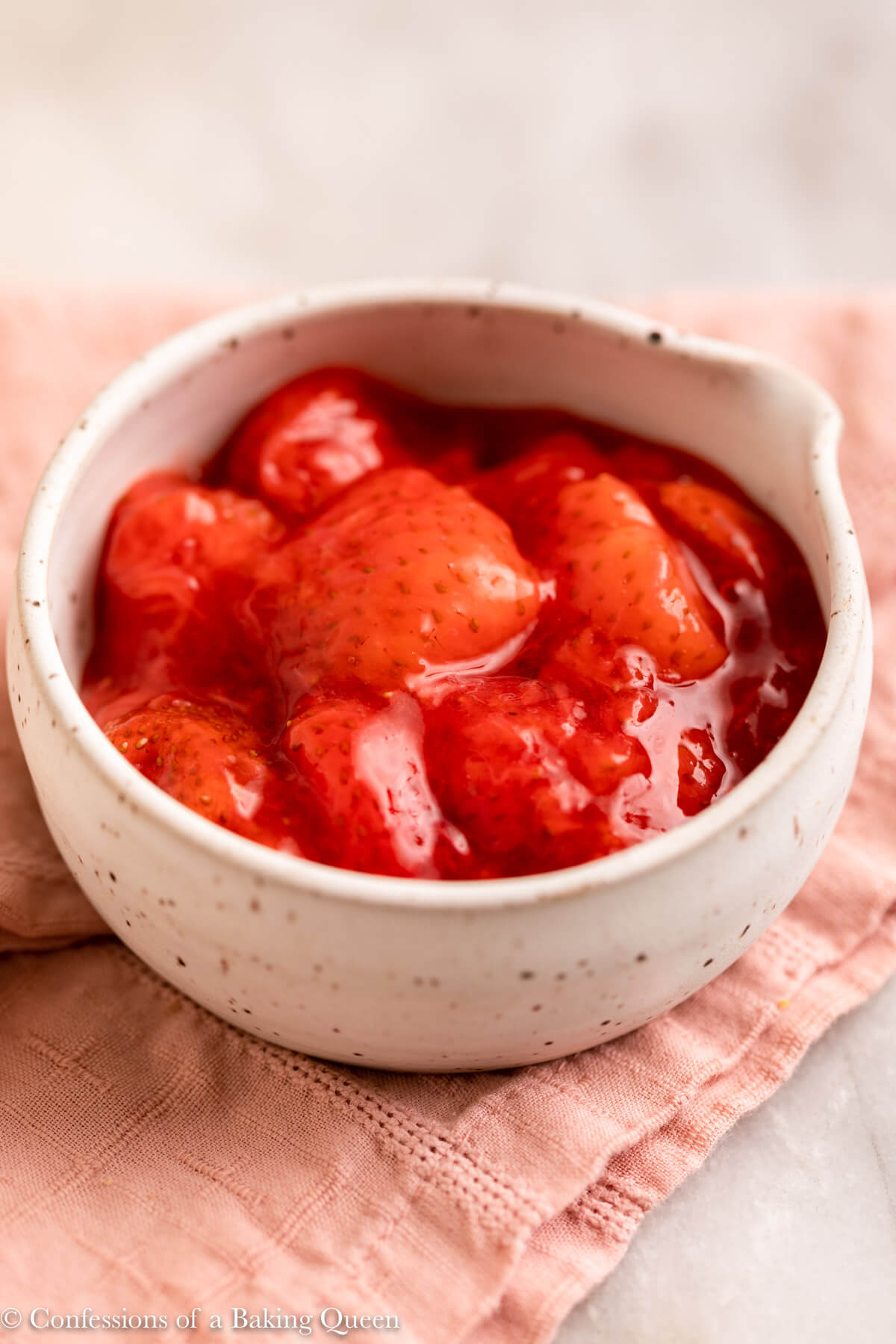 Step by Step Photos to Make a Strawberry Compote - Confessions of a ...