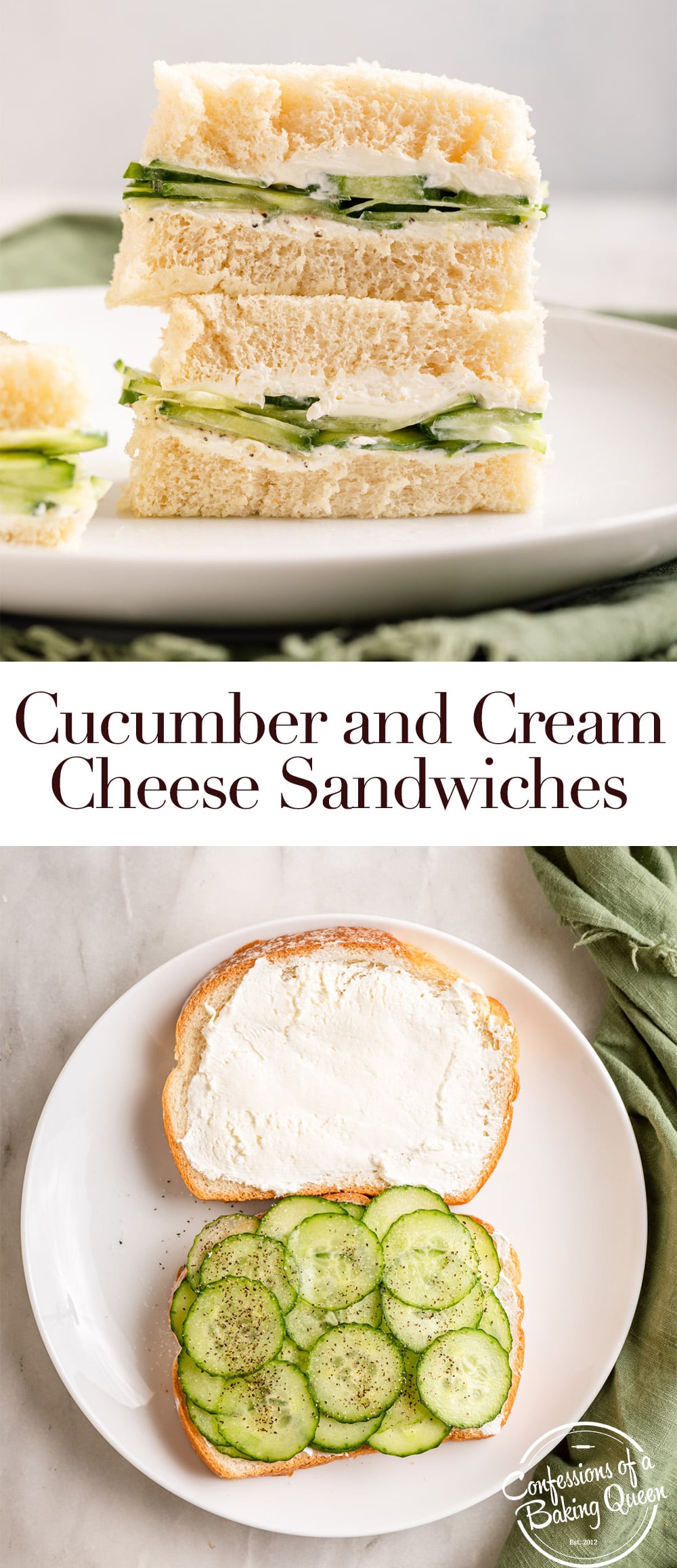 How to Make a Cucumber & Cream and Cheese Sandwich - CBQ