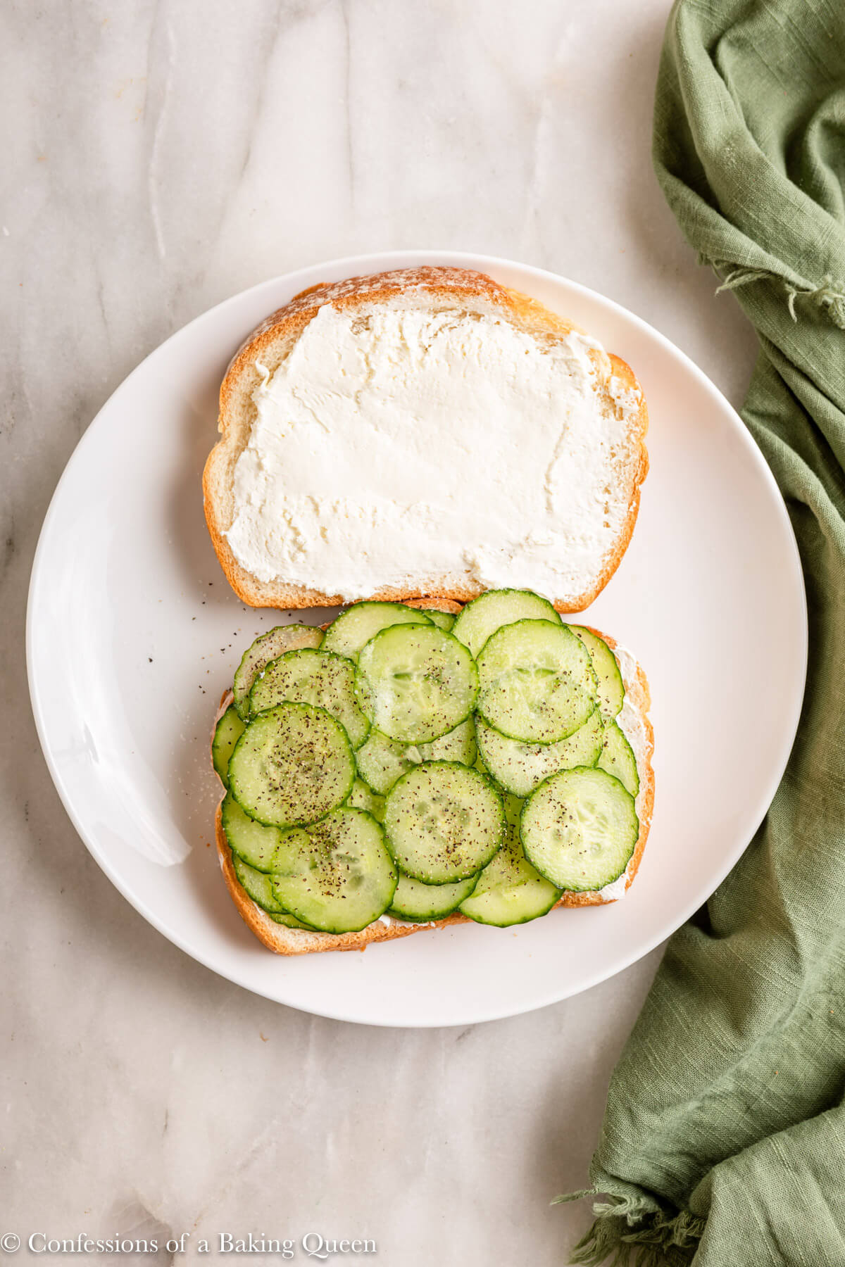 How to Make a Cucumber & Cream and Cheese Sandwich - CBQ