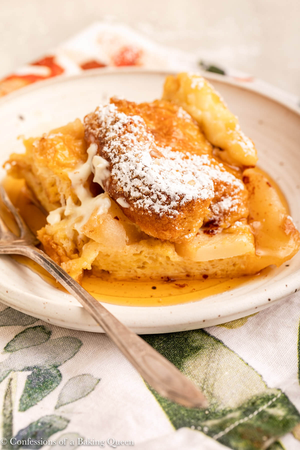Overnight Pear French Toast - Confessions of a Baking Queen
