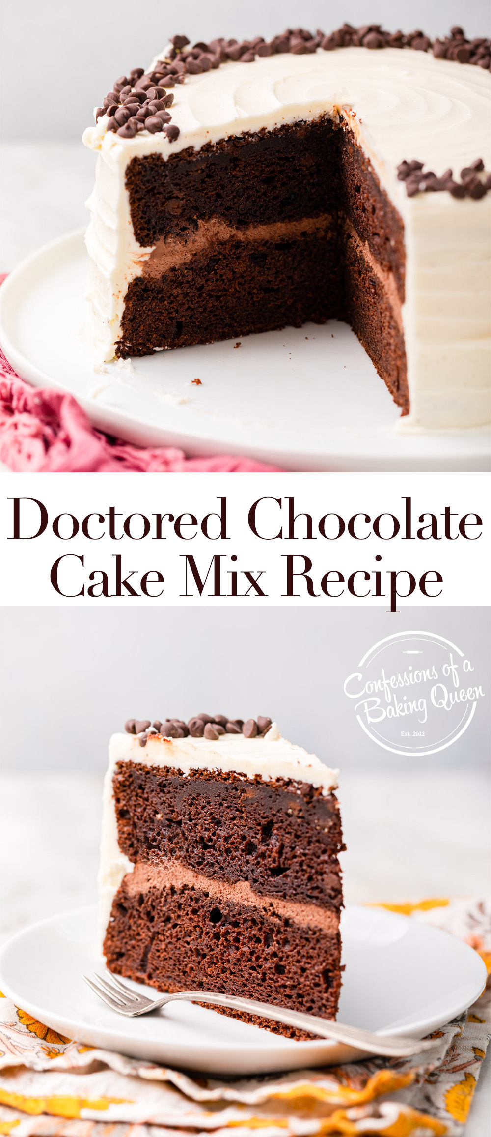 Doctored Chocolate Cake Mix - Confessions of a Baking Queen